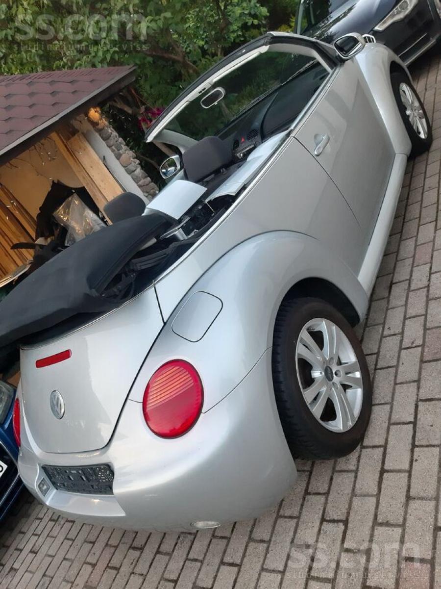 Grey Volkswagen Beetle 2004 in Riga, with an engine capacity of 1.90 L and mileage of 321 thousand km for 2150 €, photo 4 on AUTOMOTO.COM.LV