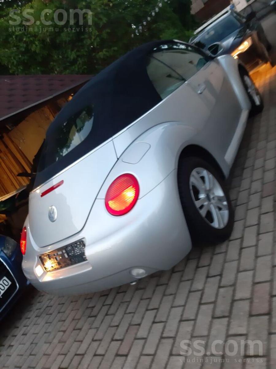 Grey Volkswagen Beetle 2004 in Riga, with an engine capacity of 1.90 L and mileage of 321 thousand km for 2150 €, photo 6 on AUTOMOTO.COM.LV
