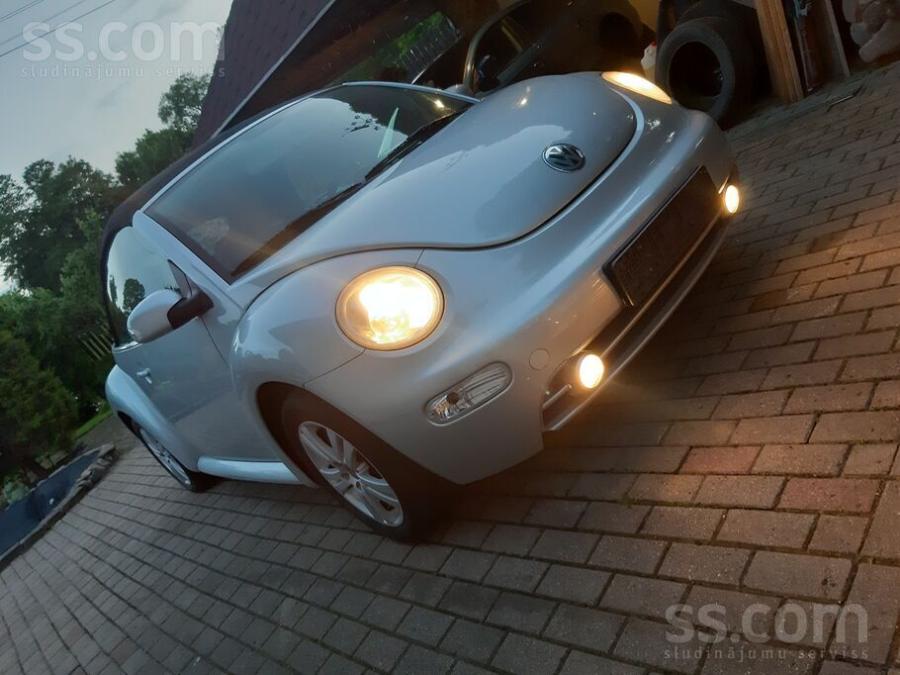 Grey Volkswagen Beetle 2004 in Riga, with an engine capacity of 1.90 L and mileage of 321 thousand km for 2150 €, photo 7 on AUTOMOTO.COM.LV