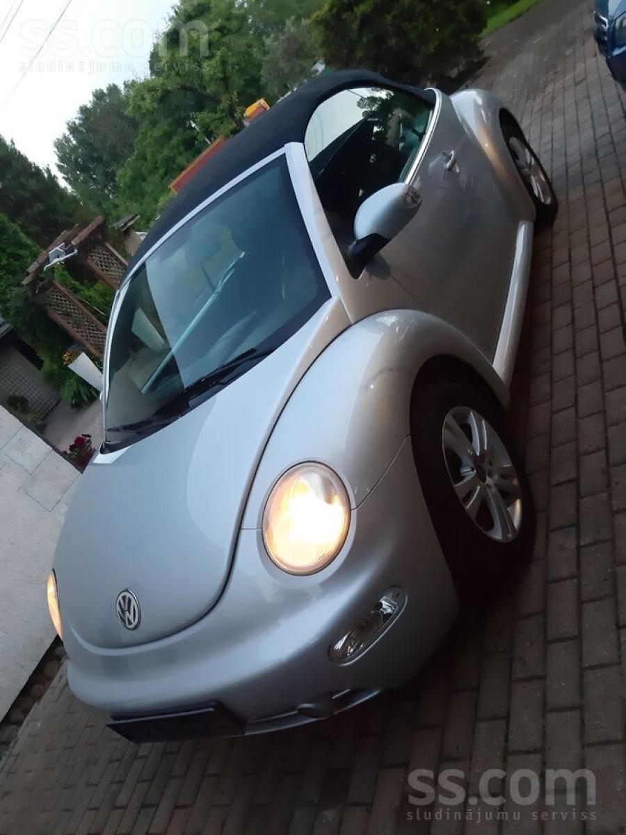 Grey Volkswagen Beetle 2004 in Riga, with an engine capacity of 1.90 L and mileage of 321 thousand km for 2150 €, photo 8 on AUTOMOTO.COM.LV