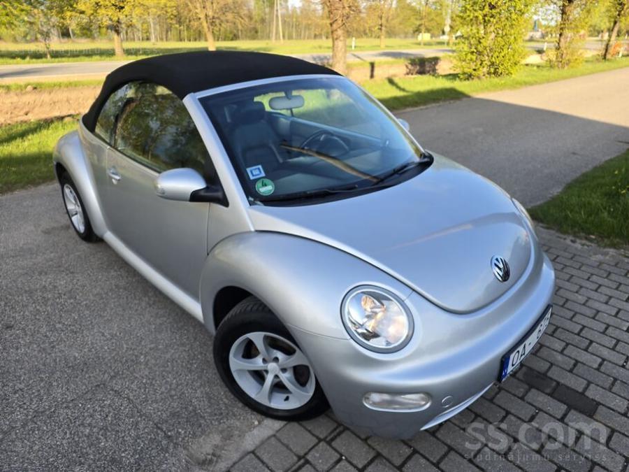 Pelēks Volkswagen Beetle 2005 Ogre, ar dzinēja tilpumu 1.90 L un nobraukumu 125 tūkst. km par 2500 €, foto 6 vietnē AUTOMOTO.COM.LV
