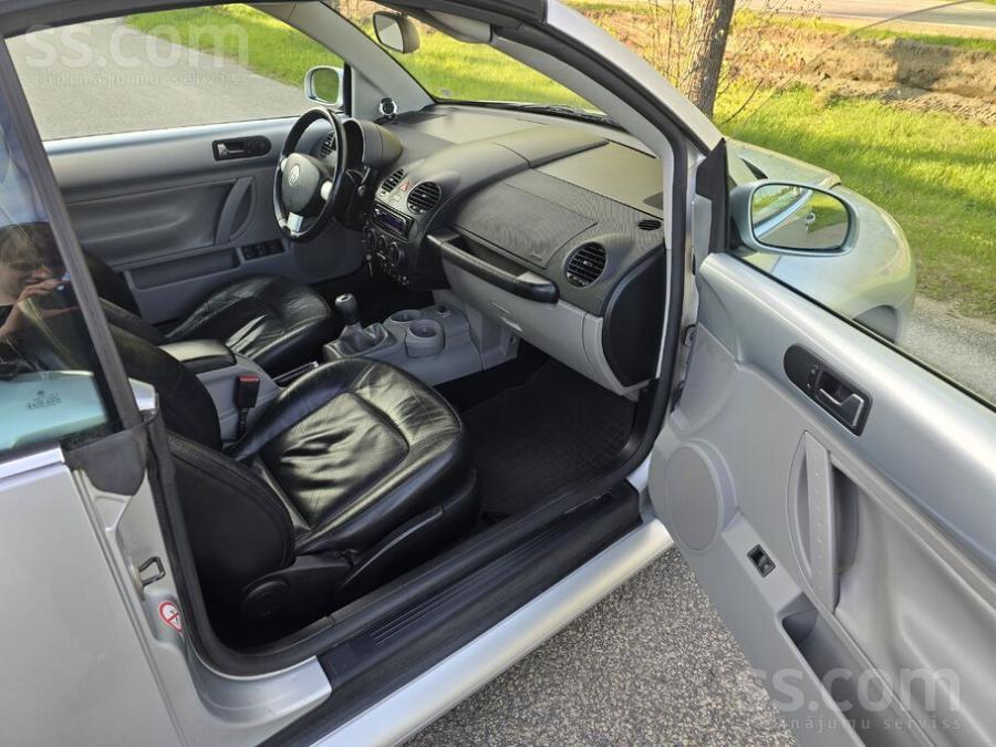 Pelēks Volkswagen Beetle 2005 Ogre, ar dzinēja tilpumu 1.90 L un nobraukumu 125 tūkst. km par 2500 €, foto 16 vietnē AUTOMOTO.COM.LV