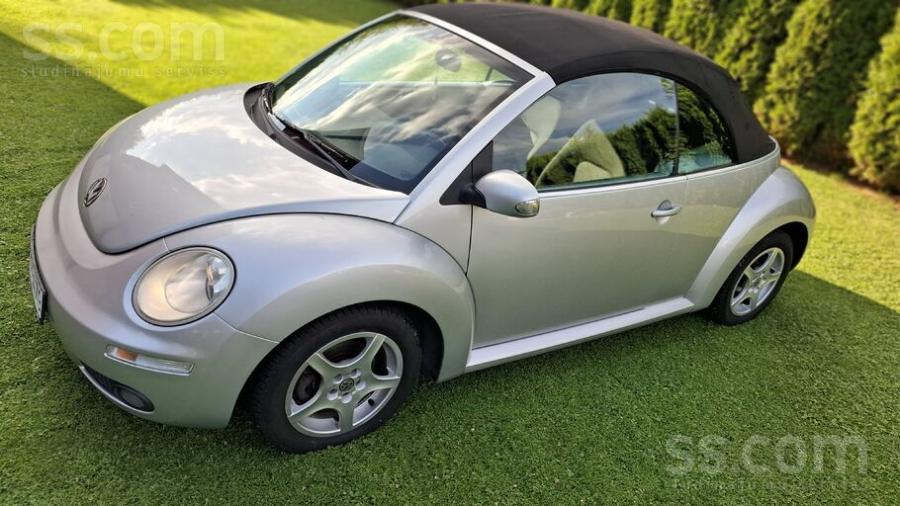 Grey Volkswagen Beetle 2009 in Riga, with an engine capacity of 1.90 L and mileage of 248 thousand km for 3100 €, photo 5 on AUTOMOTO.COM.LV