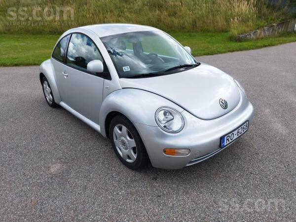 Grey Volkswagen Beetle 1999 in Valmiera, with an engine capacity of 2.00 L and mileage of 180 thousand km for 6350 €, photo 1 on AUTOMOTO.COM.LV