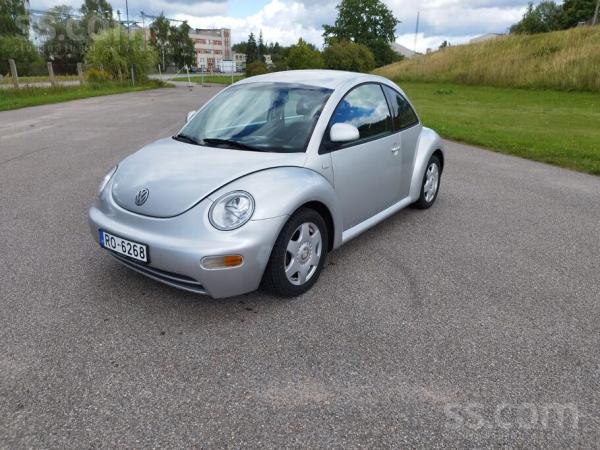 Grey Volkswagen Beetle 1999 in Valmiera, with an engine capacity of 2.00 L and mileage of 180 thousand km for 6350 €, photo 2 on AUTOMOTO.COM.LV