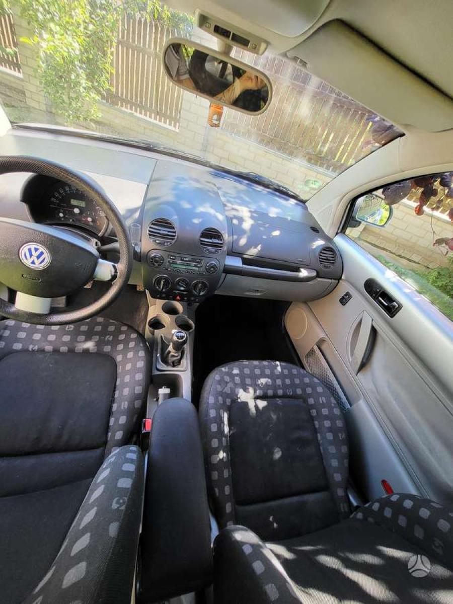 Grey Volkswagen Beetle 1999 in Kaunas, with an engine capacity of 1.90 L and mileage of 280 thousand km for 1150 €, photo 7 on AUTOMOTO.COM.LV