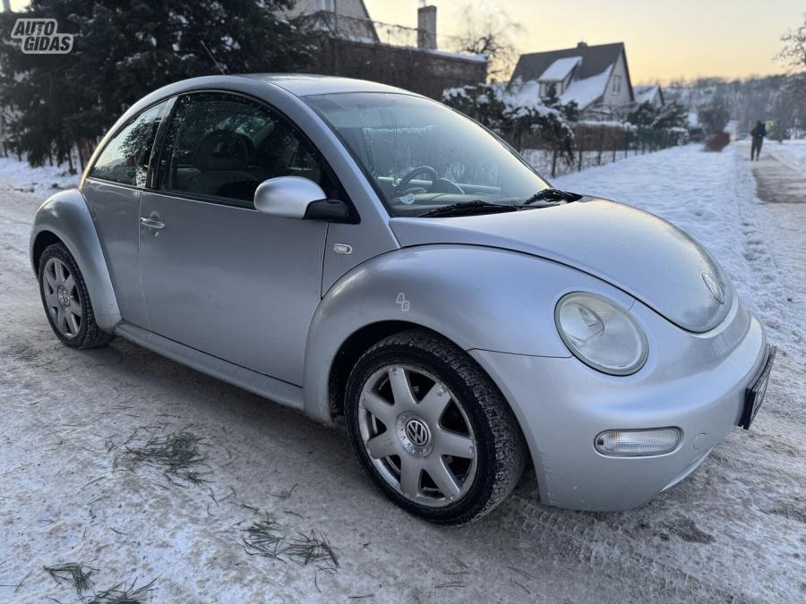 Grey Volkswagen Beetle 2002 in Kaunas, with an engine capacity of 1.90 L and mileage of 251 thousand km for 1550 €, photo 3 on AUTOMOTO.COM.LV