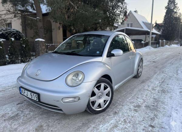 Pelēks Volkswagen Beetle 2002 Kauņa, ar dzinēja tilpumu 1.90 L un nobraukumu 250 tūkst. km par 1550 €, foto 1 vietnē AUTOMOTO.COM.LV