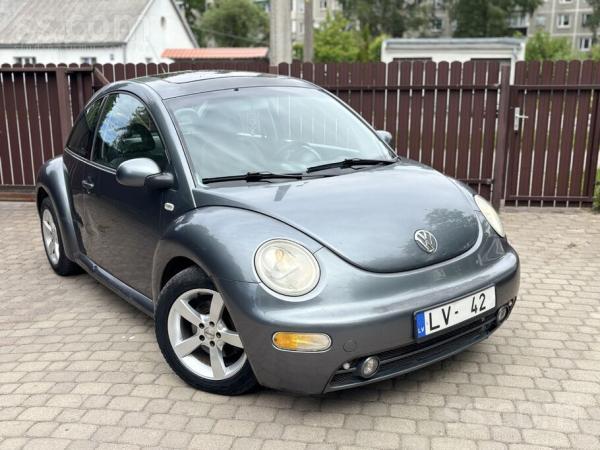Pelēks Volkswagen Beetle 2002 Rīga, ar dzinēja tilpumu 1.90 L un nobraukumu 295 tūkst. km par 1900 €, foto 1 vietnē AUTOMOTO.COM.LV