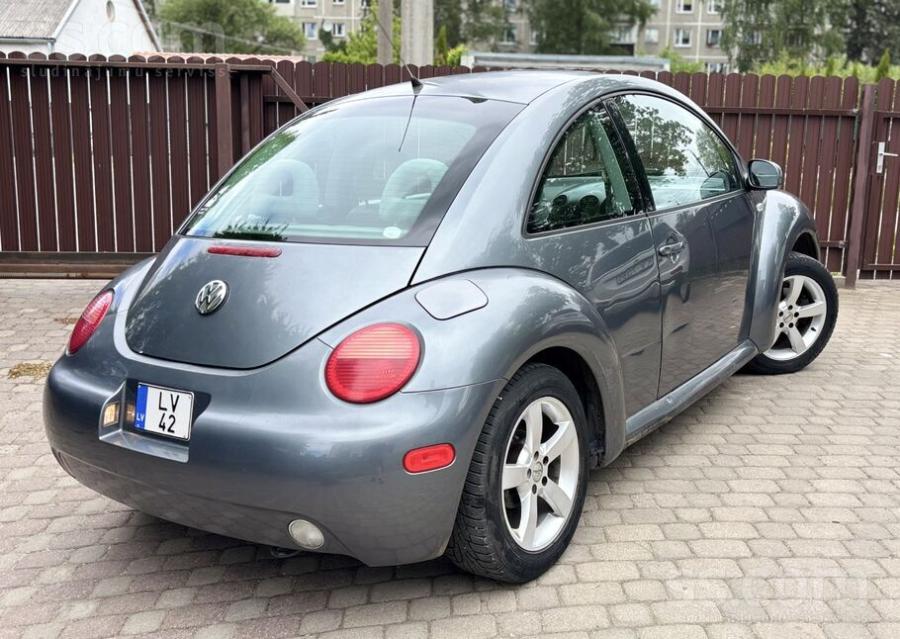 Pelēks Volkswagen Beetle 2002 Rīga, ar dzinēja tilpumu 1.90 L un nobraukumu 295 tūkst. km par 1799 €, foto 6 vietnē AUTOMOTO.COM.LV