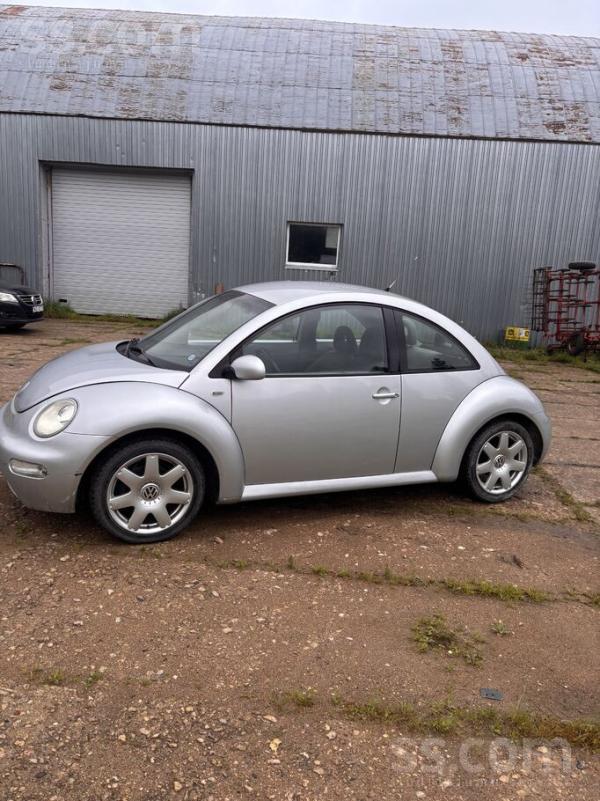Grey Volkswagen Beetle 2002 in Jekabpils, with an engine capacity of 1.90 L and mileage of 251 thousand km for 1900 €, photo 3 on AUTOMOTO.COM.LV