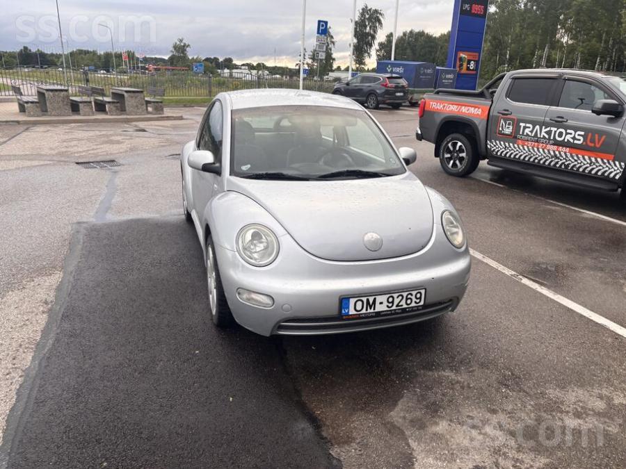 Pelēks Volkswagen Beetle 2002 Aizkraukle, ar dzinēja tilpumu 1.90 L un nobraukumu 251 tūkst. km par 1150 €, foto 1 vietnē AUTOMOTO.COM.LV