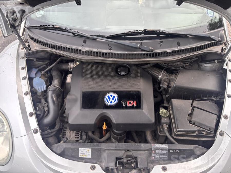 Pelēks Volkswagen Beetle 2002 Aizkraukle, ar dzinēja tilpumu 1.90 L un nobraukumu 251 tūkst. km par 1150 €, foto 9 vietnē AUTOMOTO.COM.LV