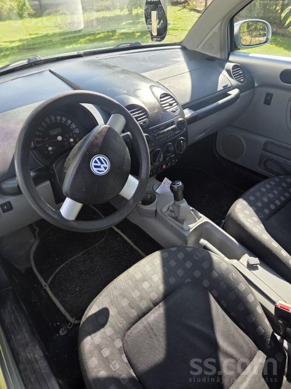 Grey Volkswagen Beetle 2003 in Riga, with an engine capacity of 1.90 L and mileage of 245 thousand km for 1100 €, photo 11 on AUTOMOTO.COM.LV