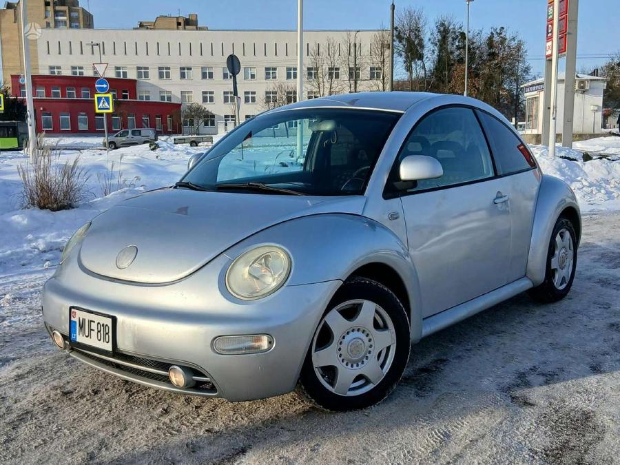 Pelēks Volkswagen Beetle 1999 Kauņa, ar dzinēja tilpumu 1.90 L un nobraukumu 314 tūkst. km par 750 €, foto 4 vietnē AUTOMOTO.COM.LV