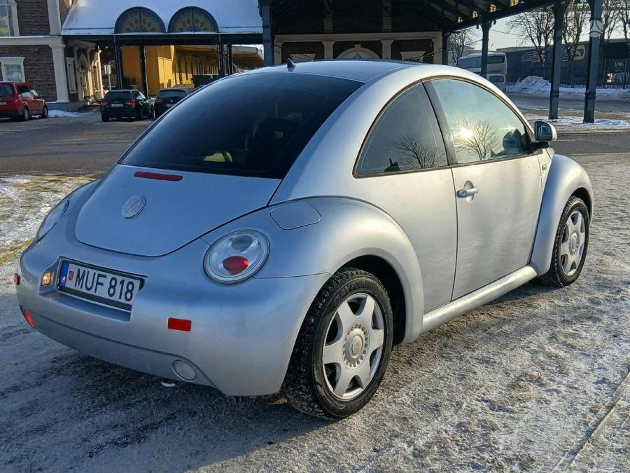 Pelēks Volkswagen Beetle 1999 Kauņa, ar dzinēja tilpumu 1.90 L un nobraukumu 314 tūkst. km par 750 €, foto 6 vietnē AUTOMOTO.COM.LV