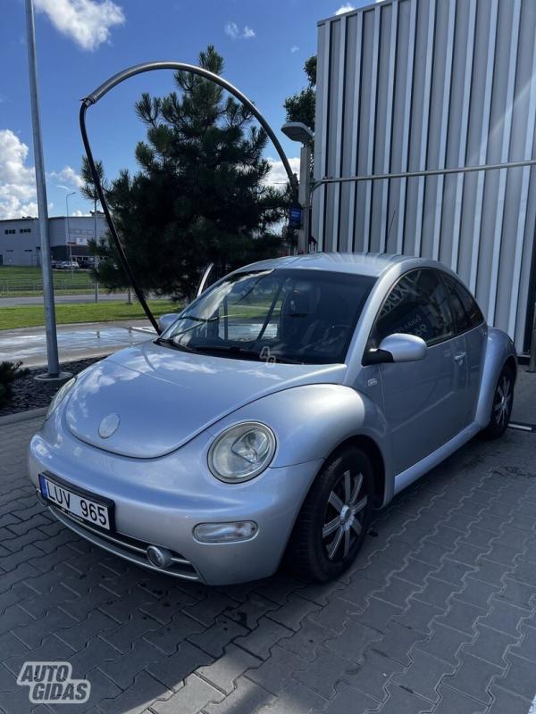 Pelēks Volkswagen Beetle 2001 Kauņa, ar dzinēja tilpumu 1.90 L un nobraukumu 258 tūkst. km par 850 €, foto 1 vietnē AUTOMOTO.COM.LV