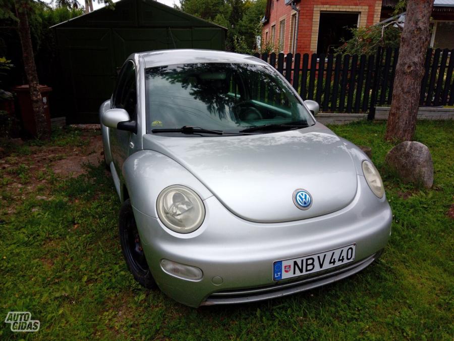 Grey Volkswagen Beetle 2002 in Pakruojis, with an engine capacity of 1.90 L and mileage of 268 thousand km for 1100 €, photo 3 on AUTOMOTO.COM.LV