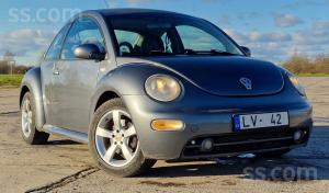 Grey Volkswagen Beetle 2002 in Riga, with an engine capacity of 1.90 L and mileage of 294 thousand km for 1600 €, photo  on AUTOMOTO.COM.LV
