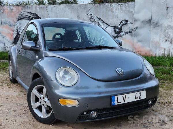 Grey Volkswagen Beetle 2002 in Riga, with an engine capacity of 1.90 L and mileage of 295 thousand km for 1600 €, photo 1 on AUTOMOTO.COM.LV