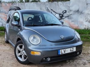Grey Volkswagen Beetle 2002 in Riga, with an engine capacity of 1.90 L and mileage of 295 thousand km for 1600 €, photo  on AUTOMOTO.COM.LV