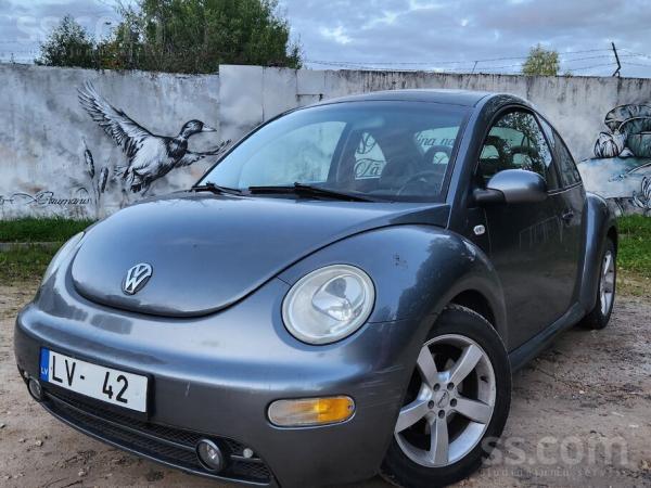 Grey Volkswagen Beetle 2002 in Riga, with an engine capacity of 1.90 L and mileage of 295 thousand km for 1600 €, photo 3 on AUTOMOTO.COM.LV