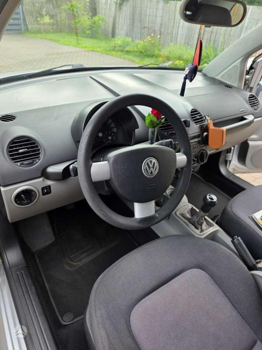 Grey Volkswagen Beetle 2003 in Kaunas, with an engine capacity of 1.90 L and mileage of 273 thousand km for 1500 €, photo 14 on AUTOMOTO.COM.LV