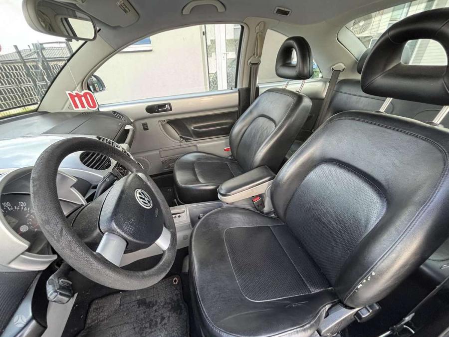 Grey Volkswagen Beetle 2008 in Kaunas, with an engine capacity of 1.98 L and mileage of 145 thousand km for 1499 €, photo 14 on AUTOMOTO.COM.LV