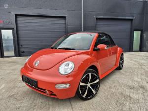 Orange Volkswagen Beetle 2004 in Utena, with an engine capacity of 1.60 L and mileage of 96 thousand km for 2490 €, photo  on AUTOMOTO.COM.LV