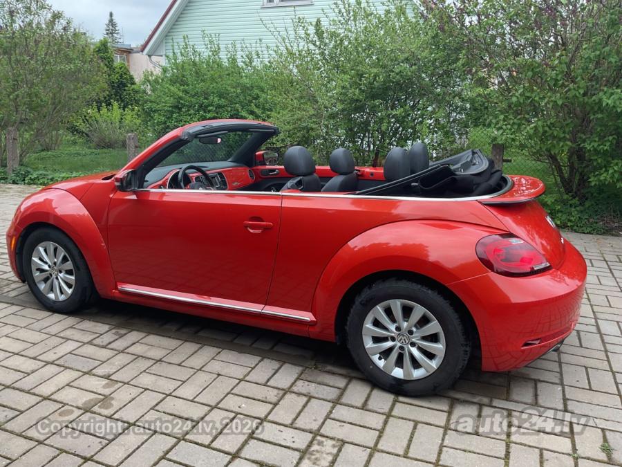 Orange Volkswagen Beetle 2017 in Tallinn, with an engine capacity of 2.00 L and mileage of 165 thousand km for 19500 €, photo 12 on AUTOMOTO.COM.LV