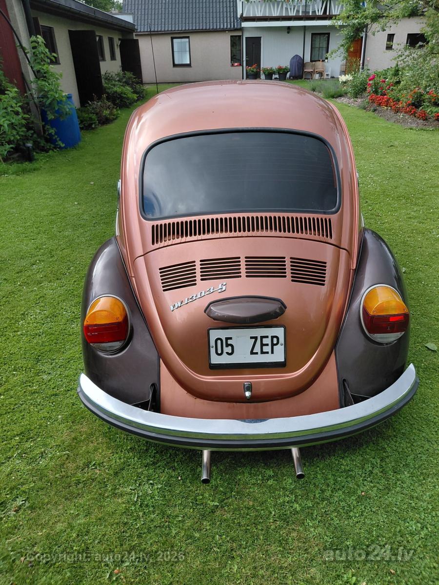 Orange Volkswagen Beetle 1974 in Tallinn, with an engine capacity of 1.30 L and mileage of 90 thousand km for 6900 €, photo 4 on AUTOMOTO.COM.LV