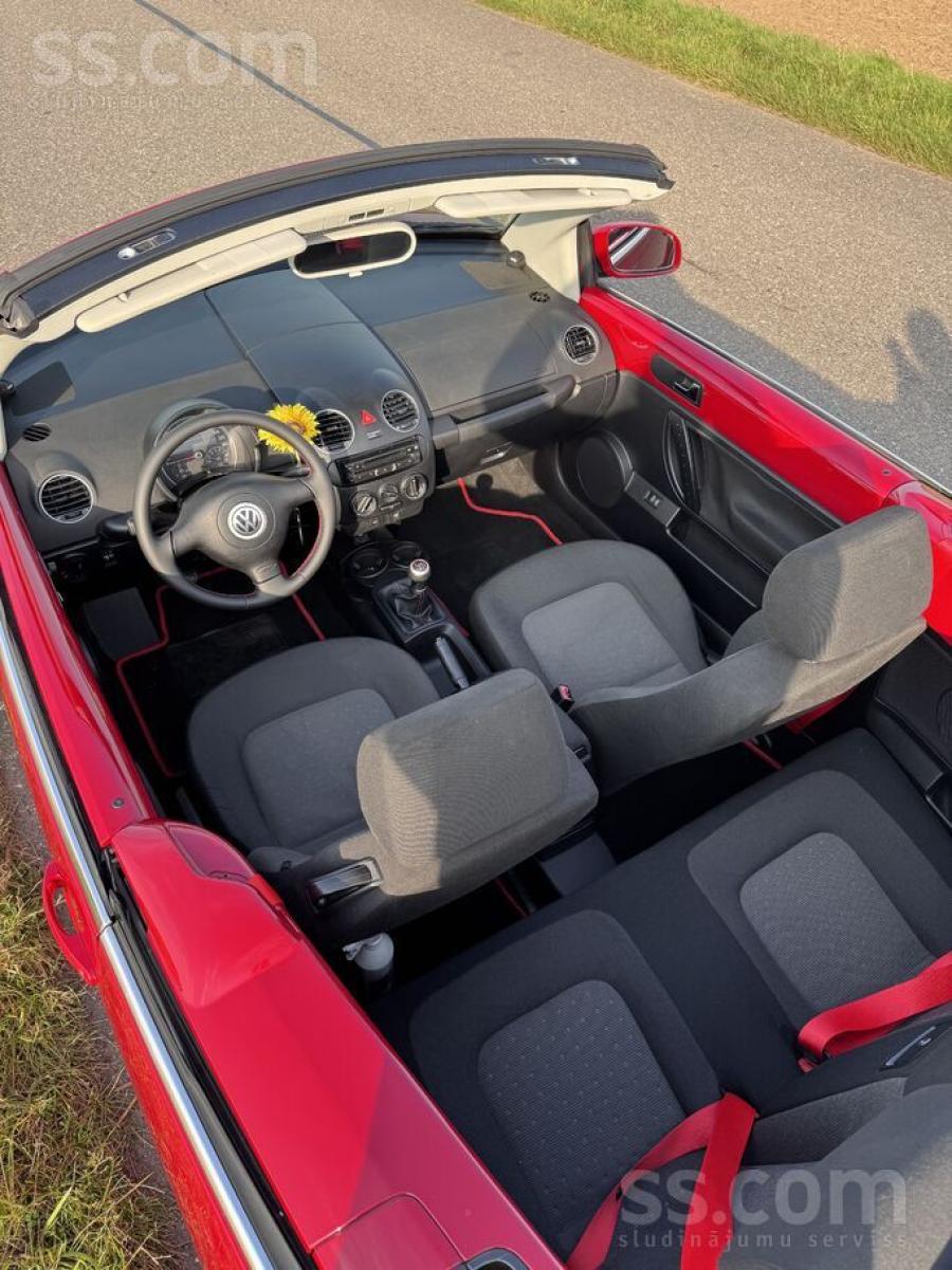 Sarkans Volkswagen Beetle 2008 Daugavpils, ar dzinēja tilpumu 2.00 L un nobraukumu 176 tūkst. km par 6700 €, foto 14 vietnē AUTOMOTO.COM.LV