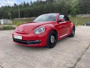 Red Volkswagen Beetle 2015 in Vilnius, with an engine capacity of 1.80 L and mileage of 83 thousand km for 9900 €, photo  on AUTOMOTO.COM.LV