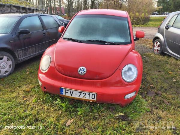 Red Volkswagen Beetle 1999 in Ogre, with an engine capacity of 1.90 L and mileage of 286 thousand km for 550 €, photo 1 on AUTOMOTO.COM.LV