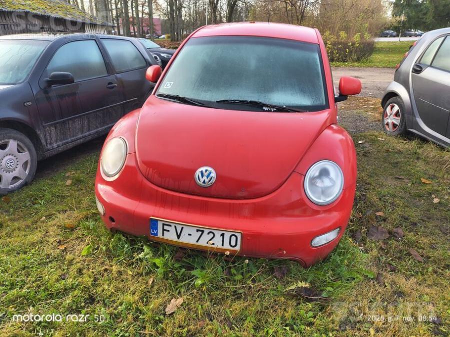 Красный Фольксваген Битл 1999 в Огре, объемом двигателя 1.90 л и пробегом 286 тыс. км за 550 €, фото 1 на AUTOMOTO.COM.LV