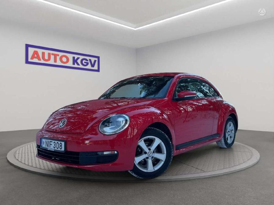 Sarkans Volkswagen Beetle 2012 Viļņa, ar dzinēja tilpumu 1.20 L un nobraukumu 164 tūkst. km par 5899 €, foto 1 vietnē AUTOMOTO.COM.LV