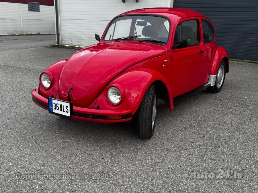 Red Volkswagen Beetle 1998 in Tallinn, with an engine capacity of 1.60 L and mileage of 27 thousand km for 11000 €, photo 1 on AUTOMOTO.COM.LV