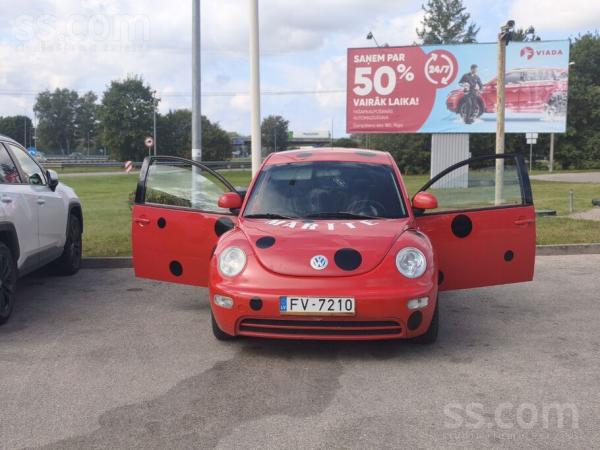 Красный Фольксваген Битл 2000 в Тукумс, объемом двигателя 1.90 л и пробегом 300 тыс. км за 1450 €, фото 5 на AUTOMOTO.COM.LV