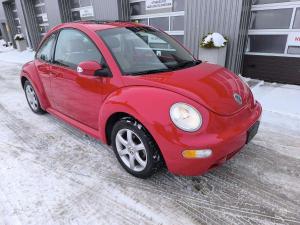 Sarkans Volkswagen Beetle 2005 Joniškis, ar dzinēja tilpumu 1.80 L un nobraukumu 78 tūkst. km par 2999 €, foto  vietnē AUTOMOTO.COM.LV