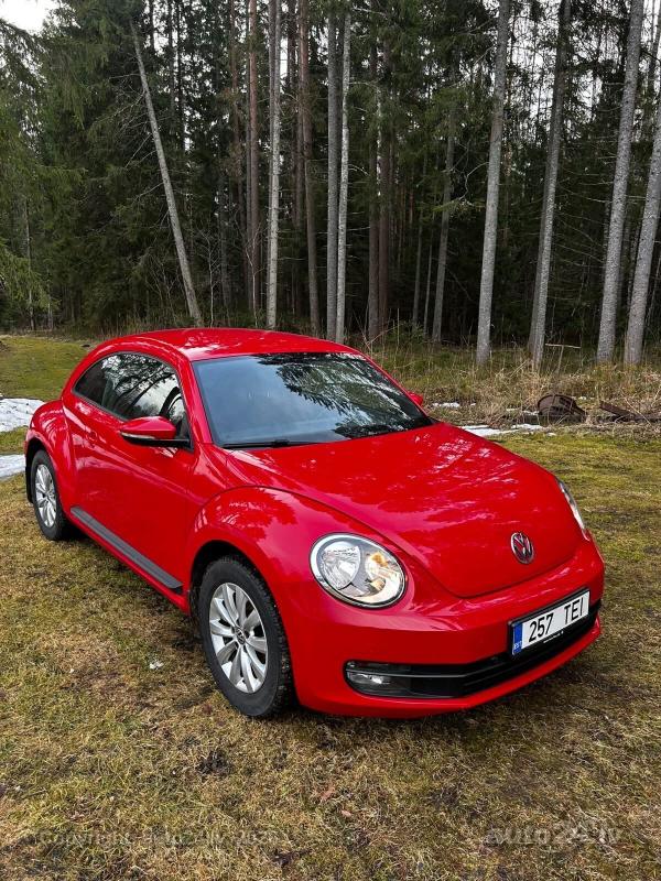 Red Volkswagen Beetle 2012 in Parnu, with an engine capacity of 1.20 L and mileage of 160 thousand km for 5400 €, photo 1 on AUTOMOTO.COM.LV
