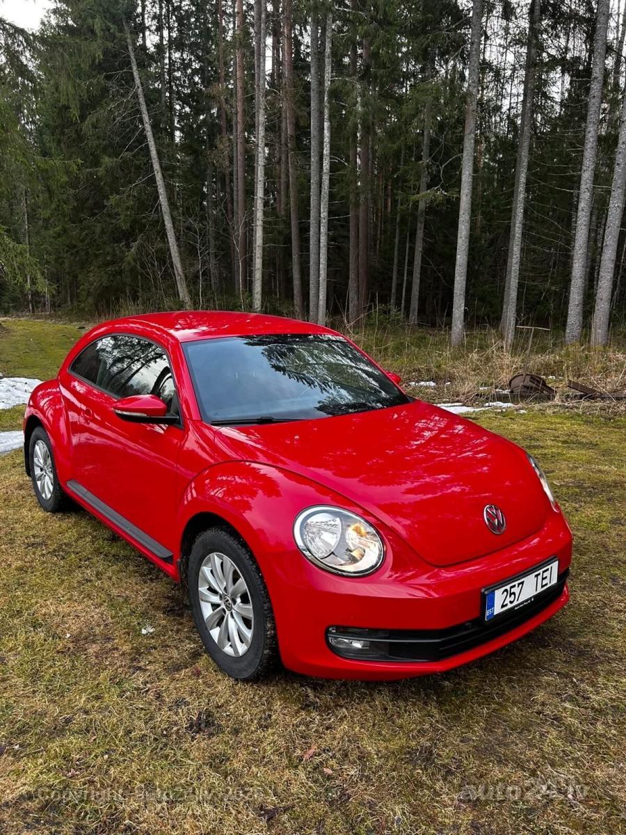 Red Volkswagen Beetle 2012 in Parnu, with an engine capacity of 1.20 L and mileage of 160 thousand km for 5400 €, photo 1 on AUTOMOTO.COM.LV
