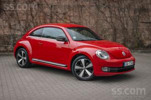 Red Volkswagen Beetle 2013 in Riga, with an engine capacity of 1.40 L and mileage of 159 thousand km for 3800 €, photo 3 on AUTOMOTO.COM.LV