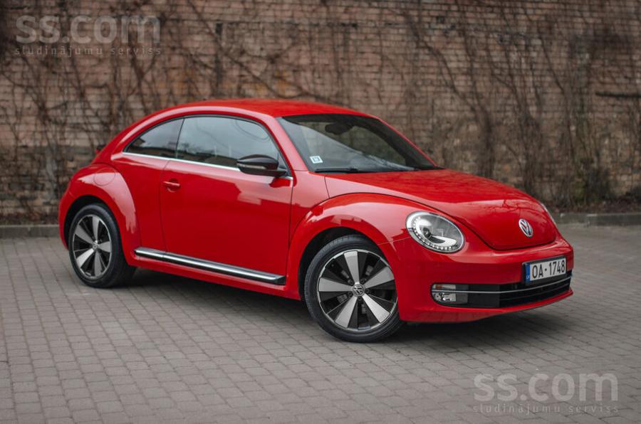 Red Volkswagen Beetle 2013 in Riga, with an engine capacity of 1.40 L and mileage of 159 thousand km for 3800 €, photo 3 on AUTOMOTO.COM.LV