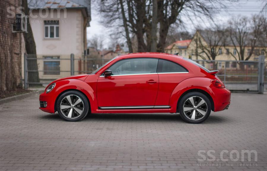Red Volkswagen Beetle 2013 in Riga, with an engine capacity of 1.40 L and mileage of 159 thousand km for 3800 €, photo 20 on AUTOMOTO.COM.LV