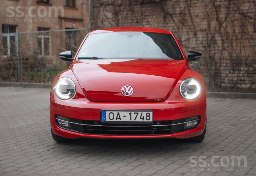 Red Volkswagen Beetle 2013 in Riga, with an engine capacity of 1.40 L and mileage of 159 thousand km for 3800 €, photo 21 on AUTOMOTO.COM.LV