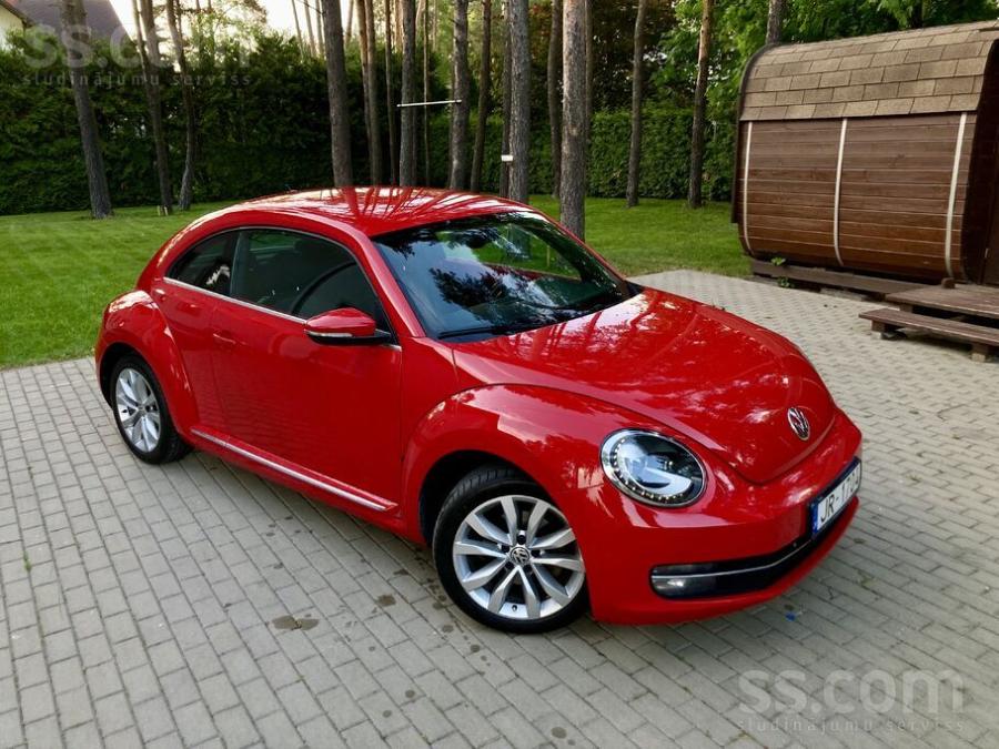 Red Volkswagen Beetle 2014 in Riga, with an engine capacity of 1.20 L and mileage of 200 thousand km for 5500 €, photo 4 on AUTOMOTO.COM.LV