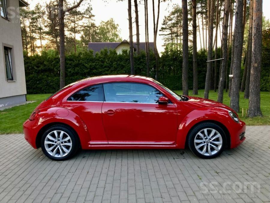 Red Volkswagen Beetle 2014 in Riga, with an engine capacity of 1.20 L and mileage of 200 thousand km for 5500 €, photo 11 on AUTOMOTO.COM.LV