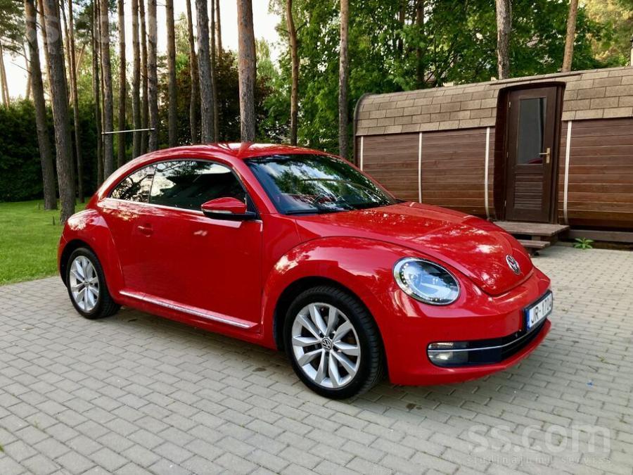 Red Volkswagen Beetle 2014 in Riga, with an engine capacity of 1.20 L and mileage of 200 thousand km for 5500 €, photo 16 on AUTOMOTO.COM.LV