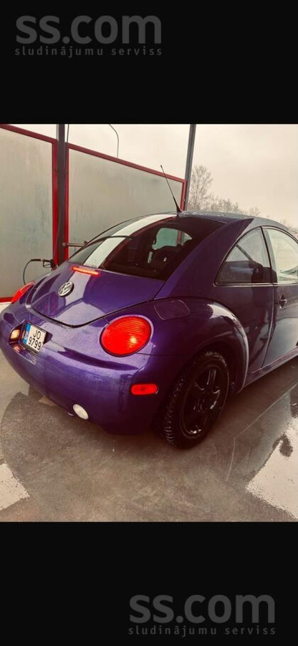 Violet Volkswagen Beetle 1999 in Gulbene, with an engine capacity of 1.90 L and mileage of 425 thousand km for 1700 €, photo 1 on AUTOMOTO.COM.LV