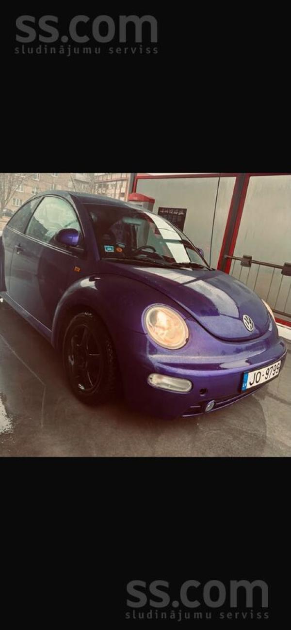 Violet Volkswagen Beetle 1999 in Gulbene, with an engine capacity of 1.90 L and mileage of 425 thousand km for 1700 €, photo 2 on AUTOMOTO.COM.LV